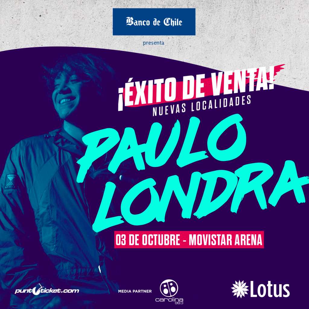 Paulo Londra en Chile 2019: se aumenta la capacidad del recinto por ... Paulo Londra en Chile 2019: se aumenta la capacidad del recinto por ...