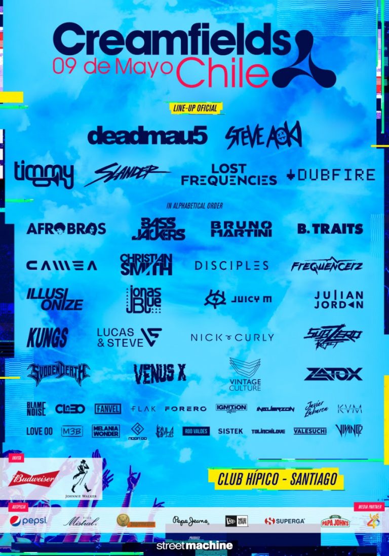 Creamfields Chile anuncia su lineup 2020